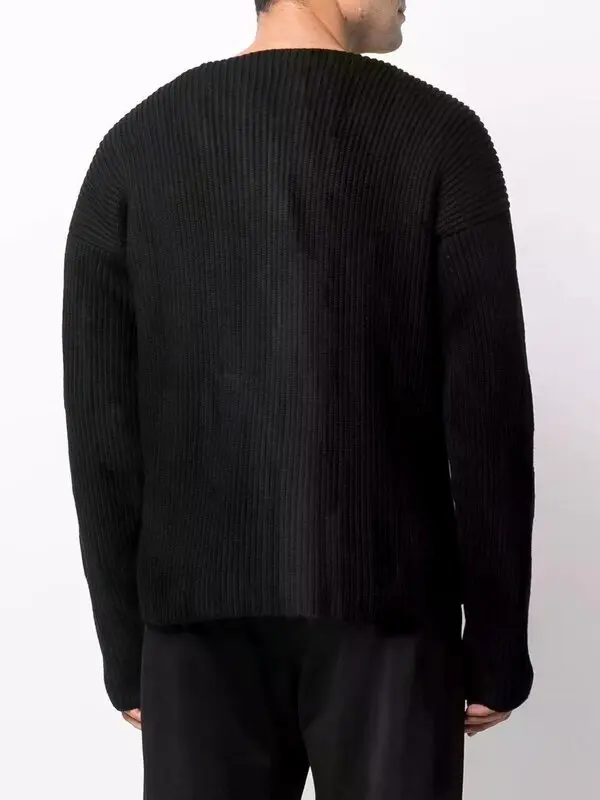 Off-White Diag Stripe Round Neck Jumper