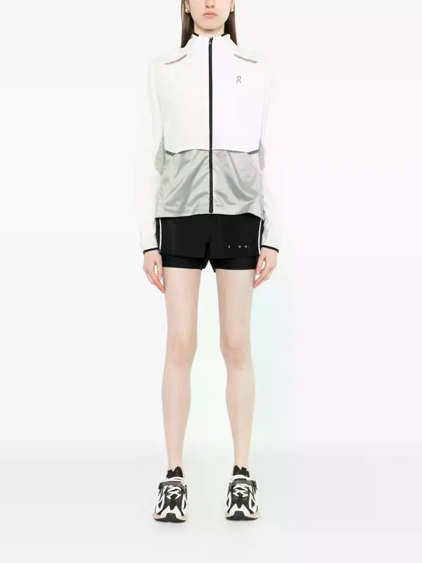 On Weather Jacket With Zip Fastening And Drawstring Hem