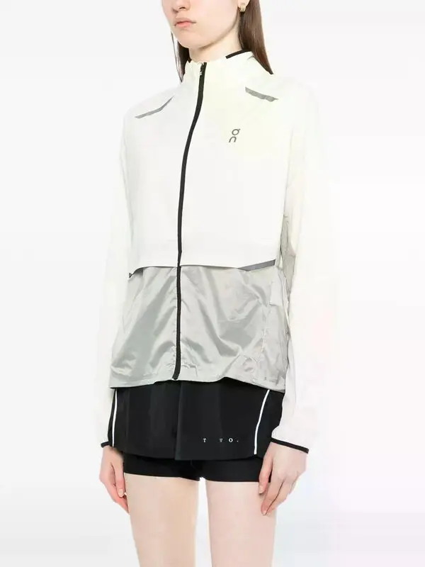 On Weather Jacket With Zip Fastening And Drawstring Hem