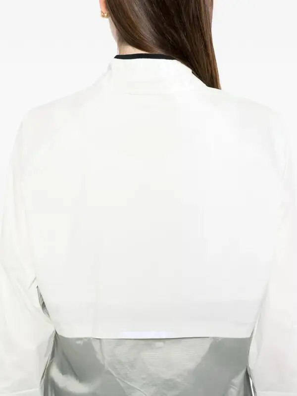 On Weather Jacket With Zip Fastening And Drawstring Hem