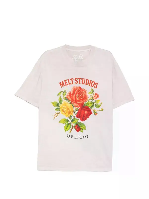 MELT Floral Print T-shirt - Pink