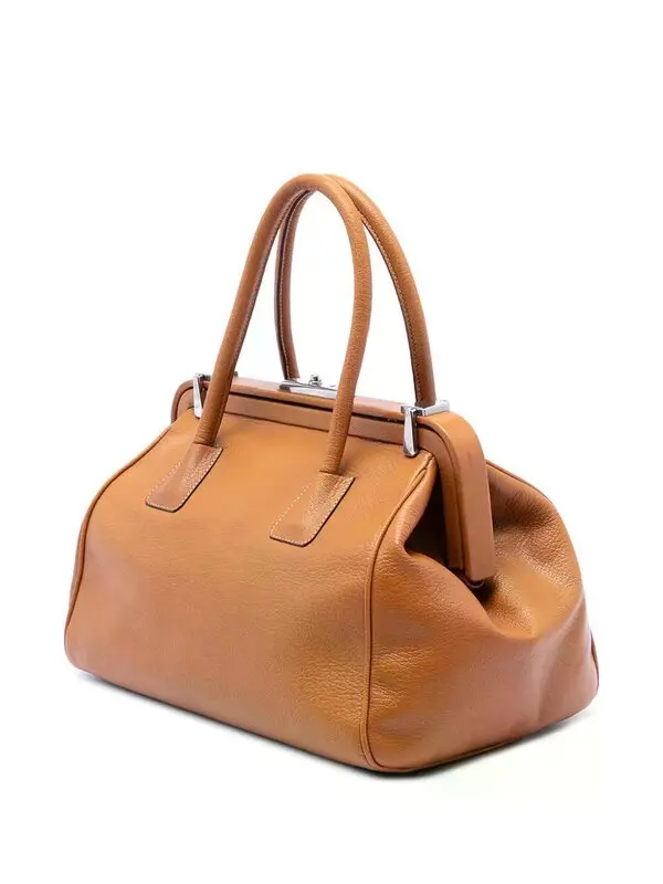 Prada 2000-2010 Goatskin Madras Cerniera Handbag