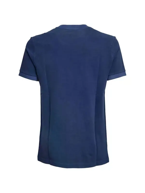 FAY Piqué Embroidered T-shirt