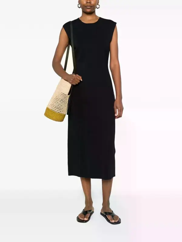 P.a.r.o.s.h Sleeveless Cut-out Detail Midi Dress