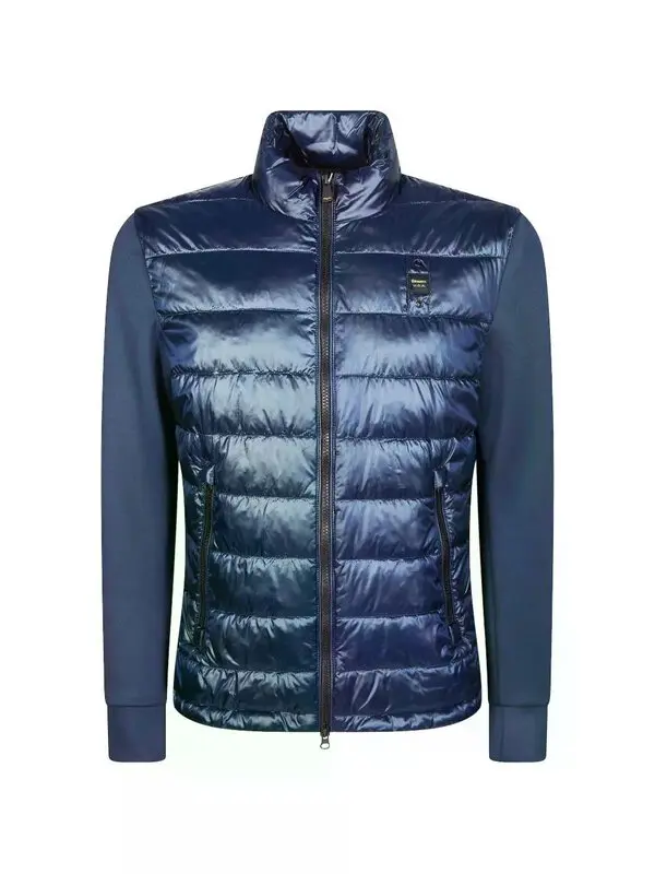 BLAUER. Quilted Jacket With High Neck
