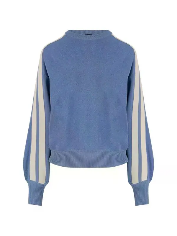 Pinko Striped Sleeve Pullover - Blue