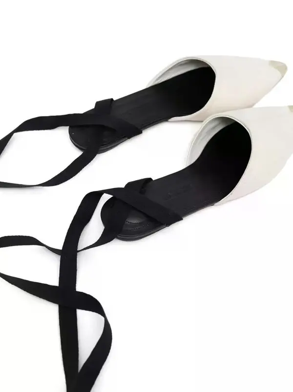 Jacquemus Tie Strap Sandals - Neutrals