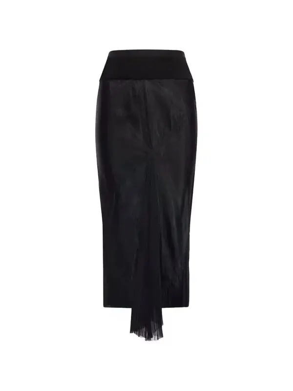 Rick Owens Panelled Midi Skirt