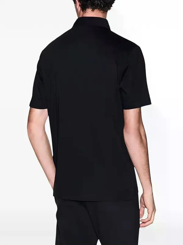 Armani Exchange Logo-detail Polo Shirt