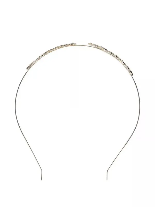 Red Valentino Embellished Lettering Detail Headband