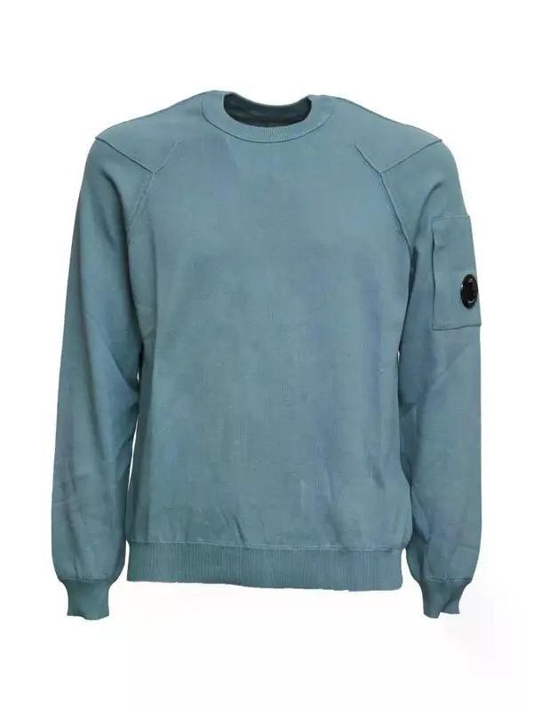 C.P. COMPANY Crewneck Sweater With Lens Pocket