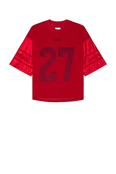 Rhude Lightning Football Jersey - Red
