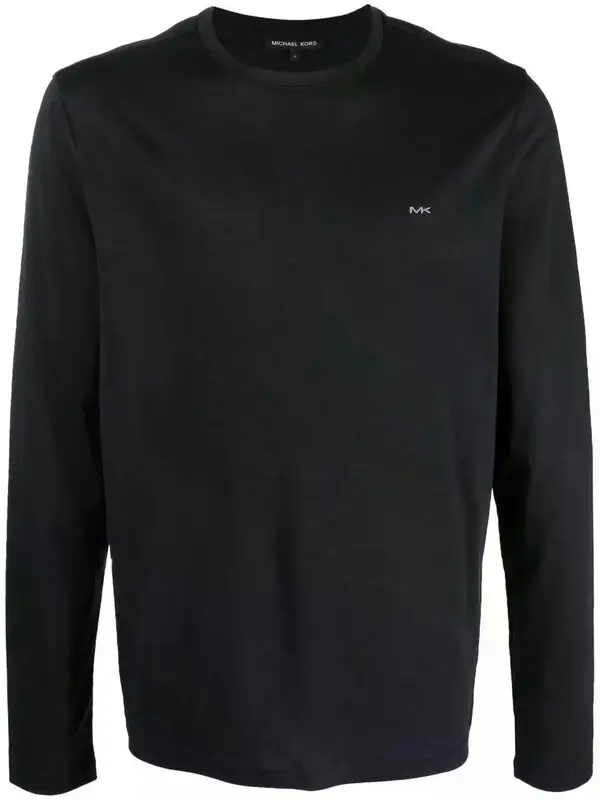 Michael Kors Logo-print Cotton Sweatshirt - Black
