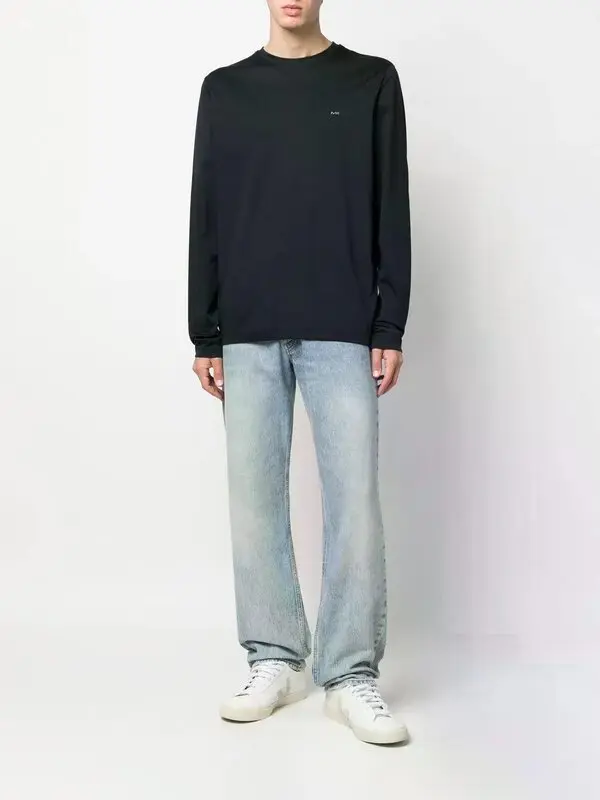 Michael Kors Cotton Logo Detail Crew Neck Sweatshirt
