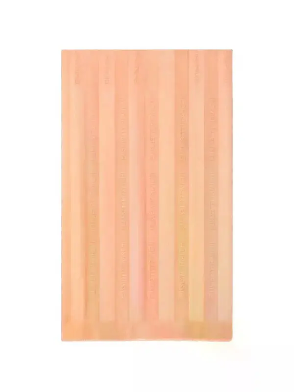 Elisabetta Franchi Striped Scarf - Orange