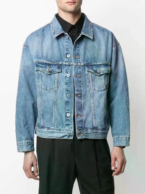 COUNTY OF MILAN Denim Jacket With Logo Patch