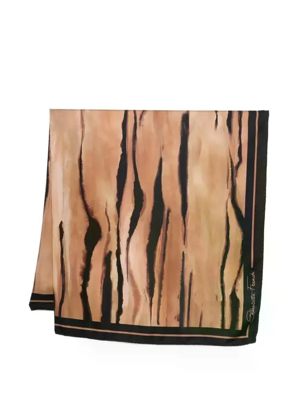 Elisabetta Franchi Patterned Scarf - Neutrals