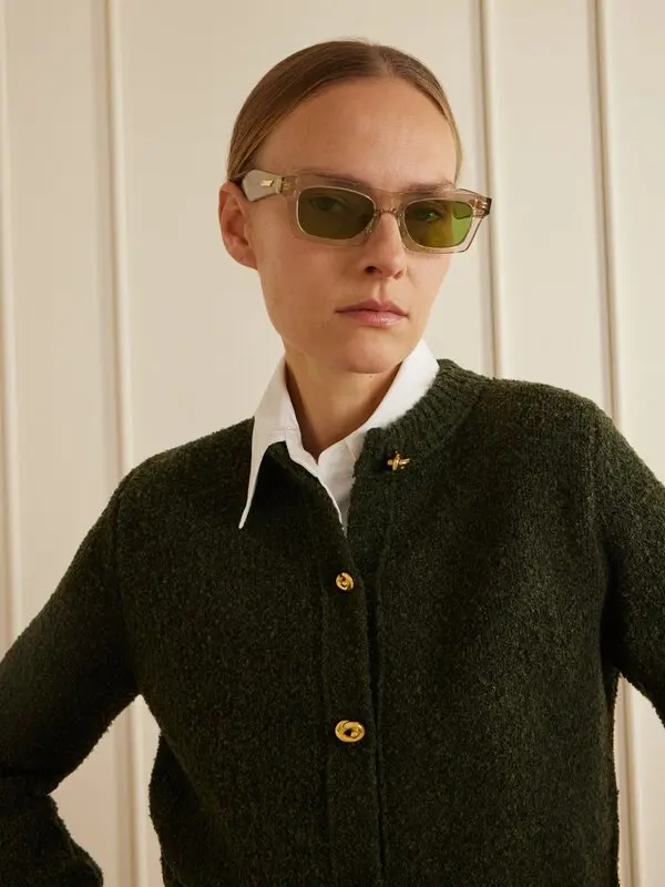 Bottega Veneta Ribbon Square-frame Sunglasses - Neutrals