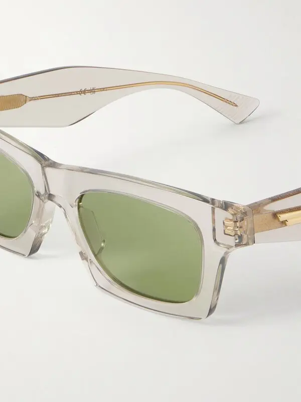 Bottega Veneta Ribbon Square-frame Sunglasses - Neutrals
