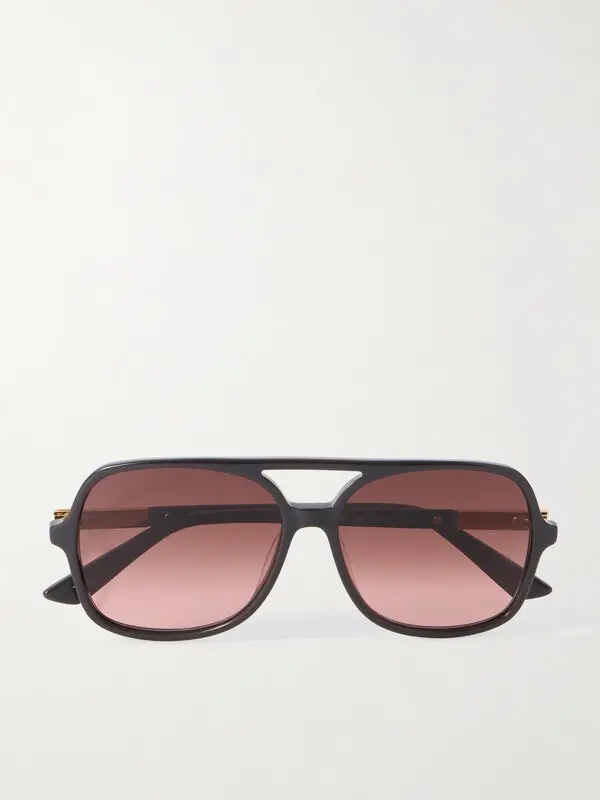 Chloé Judy Oversized Aviator Sunglasses - Gray