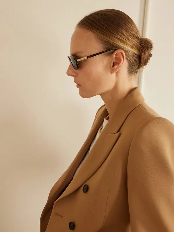 Chloé Judy Rectangle-frame Acetate Sunglasses - Tortoiseshell
