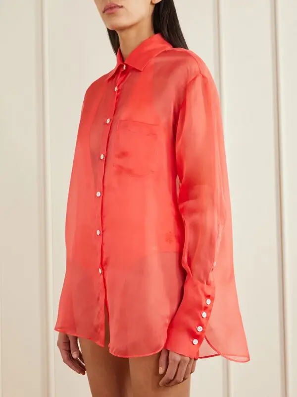 Kiki De Montparnasse Silk Organza Shirt