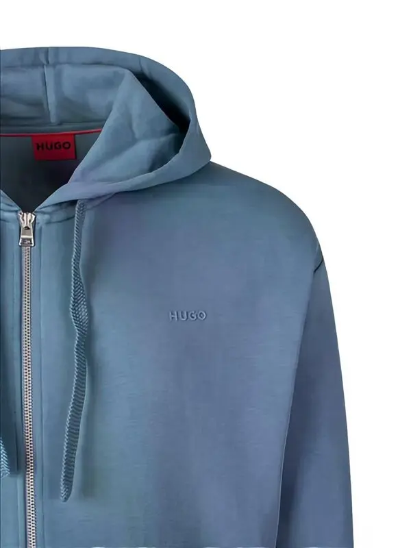 Hugo Zip Hoodie - Blue