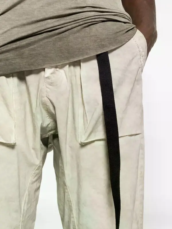 THOM KROM Belted Elasticated Waistband Trousers