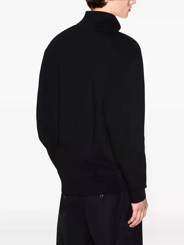 Armani Exchange Zip Sweatshirt With Chest Pocket