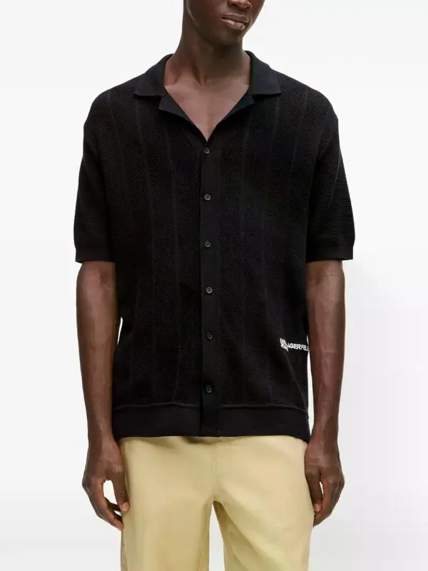Karl Lagerfeld Buttoned Shirt - Black