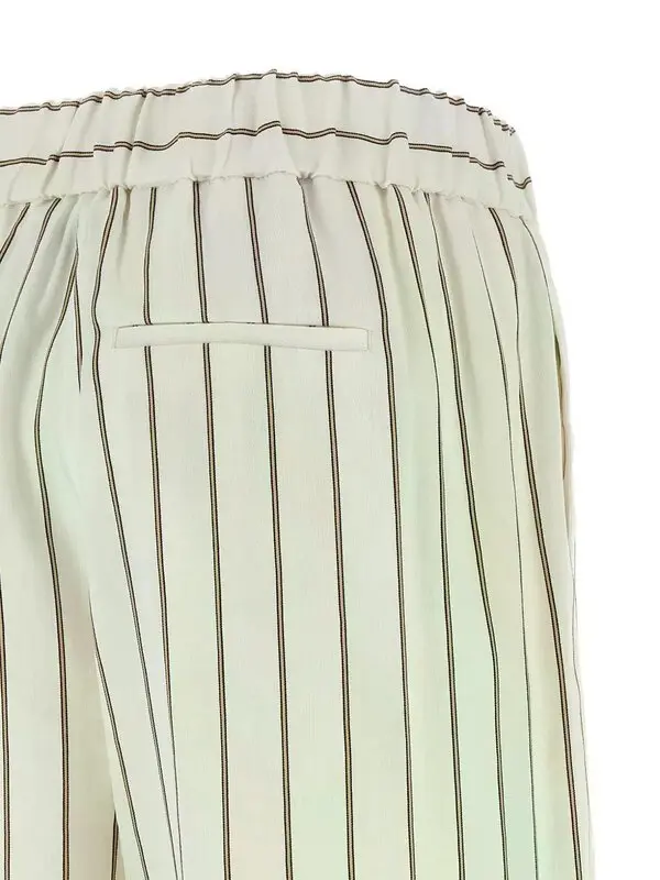 Peserico Pinstriped Wide Leg Trousers