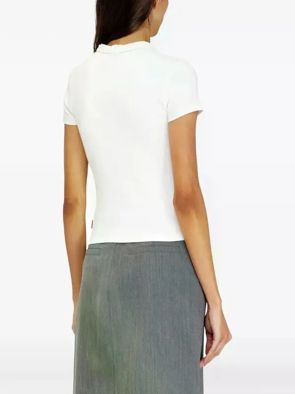 DIESEL® Ribbed Neck Strap Top - White