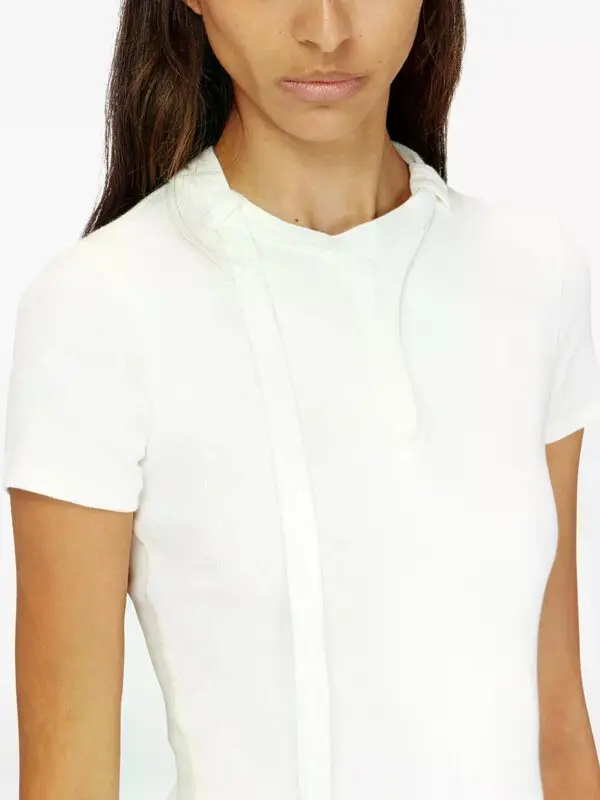 DIESEL® Ribbed Neck Strap Top - White