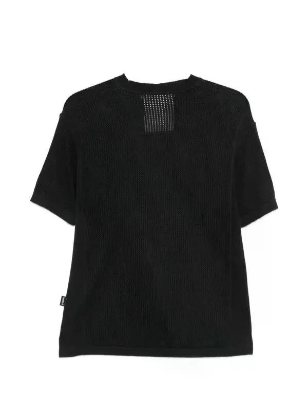Gianfranco Ferre 1990s Perforated T-shirt