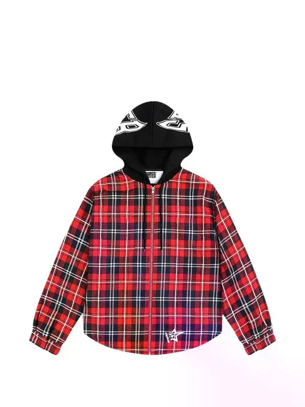 SP5DER Zip-up Shirt Jacket