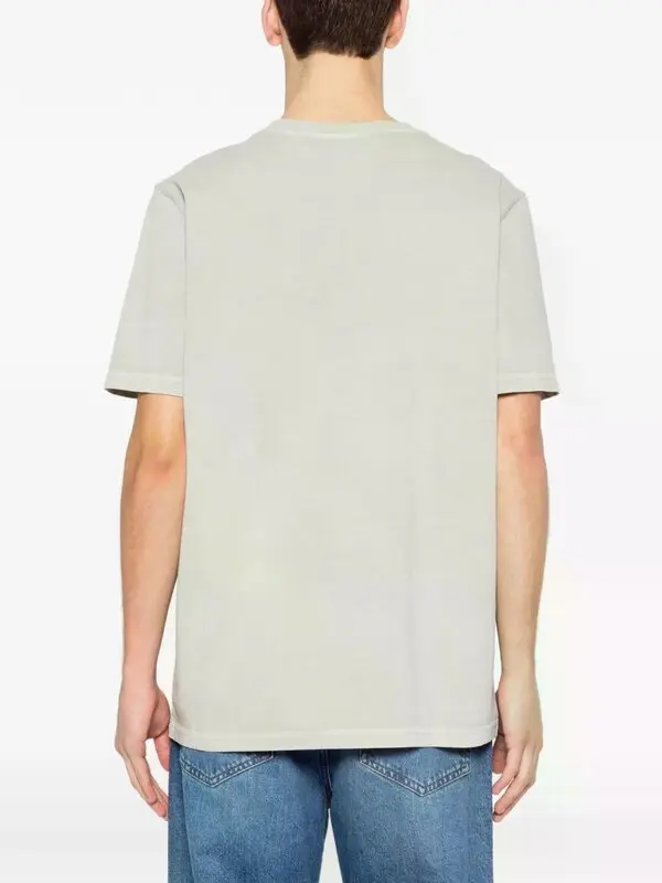 A.p.c. Logo Print Crewneck T-shirt - Neutrals