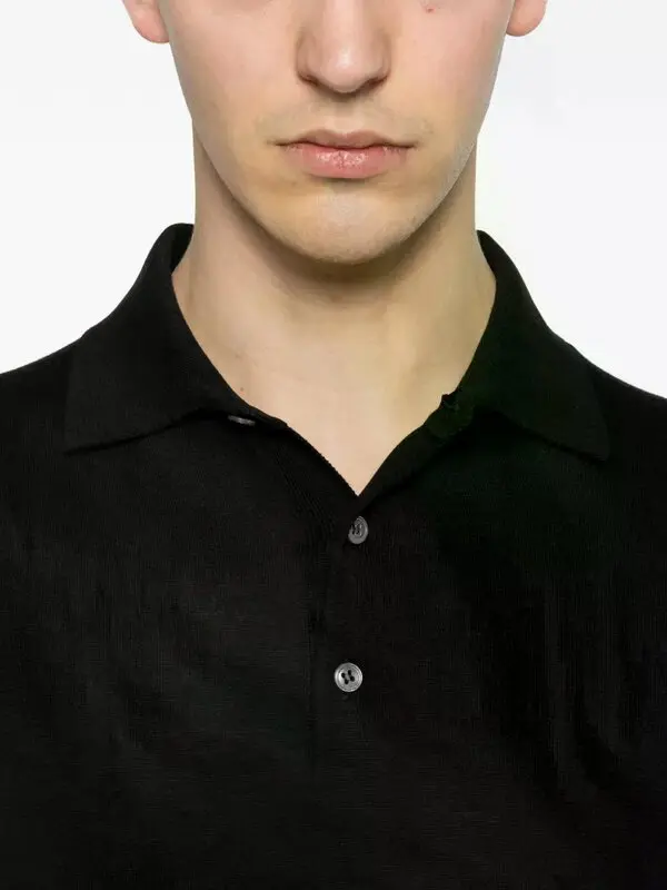 LARDINI Button-fastening Polo Shirt