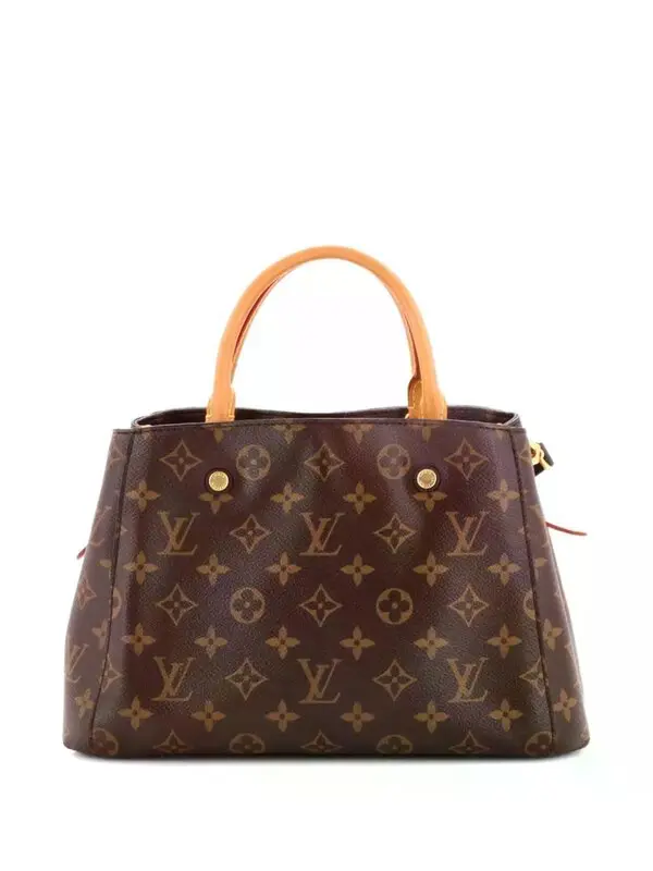 LOUIS VUITTON Monogram Canvas Montaigne Satchel