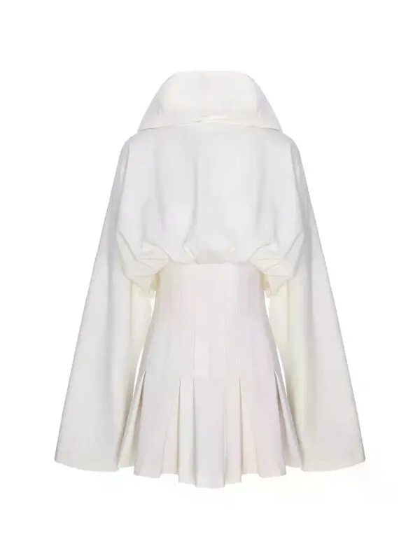 HAMZA Cleopatra Hooded Mini Dress