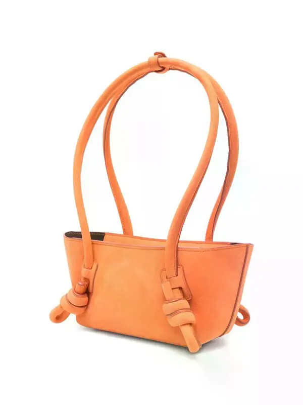 Hereu Mini Fleca Knot-detail Shoulder Bag - Orange