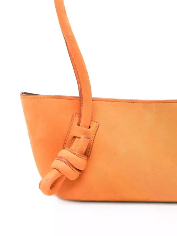 Hereu Mini Fleca Knot-detail Shoulder Bag - Orange