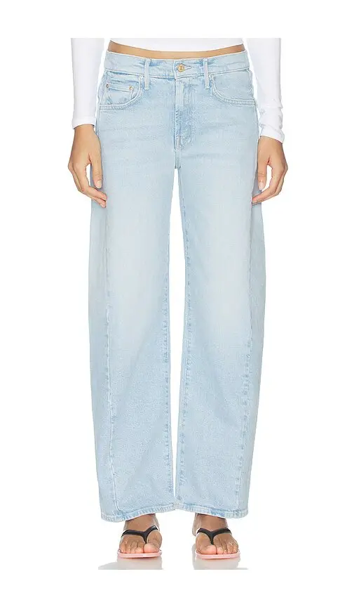 MOTHER The Mid Rise Half-pipe Hover Jeans - Blue