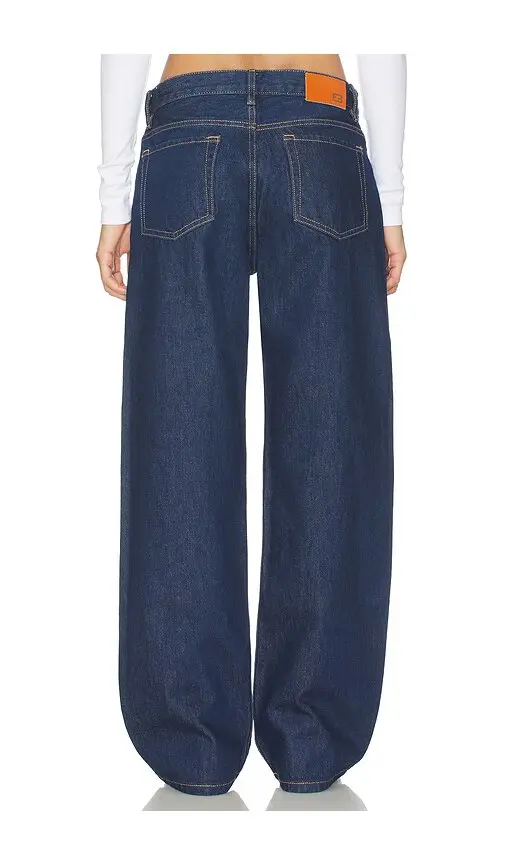 EB DENIM Mid Rise Baggy Jeans - Blue