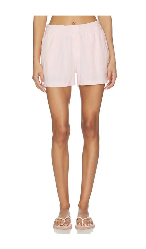 BOBI Lightweight Terry Shorts - Pink