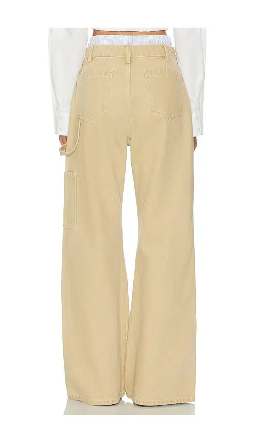 Monse Double Waistband Wide Leg Pant