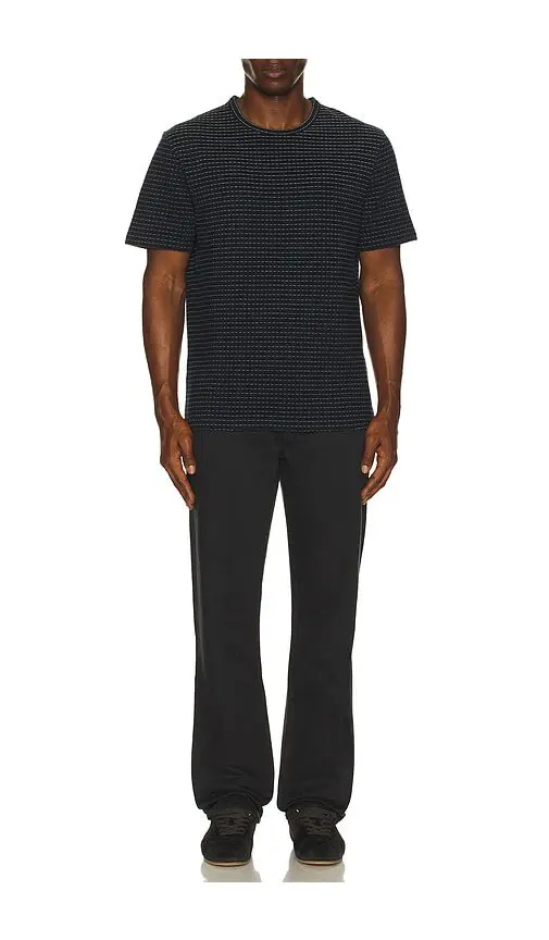 FRAME Jacquard Stripe Tee In . Also - Blue