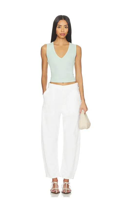 Free People X We The Free Ribbed V-neck Tank