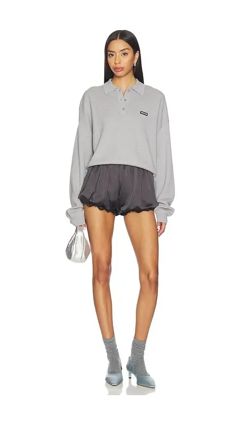 ROTATE BY BIRGER CHRISTENSEN Slinky Knit Polo