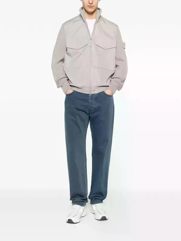 Stone Island Logo-patch Knit Jacket