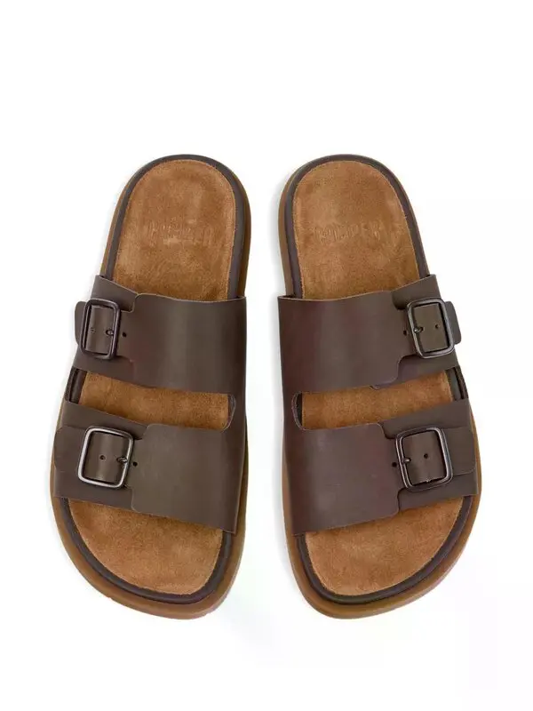 Camper Buckle Sandals - Brown